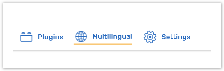 Multilingual feature