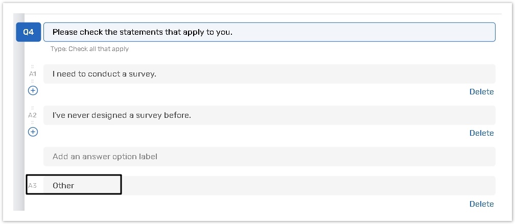 Check All That Apply