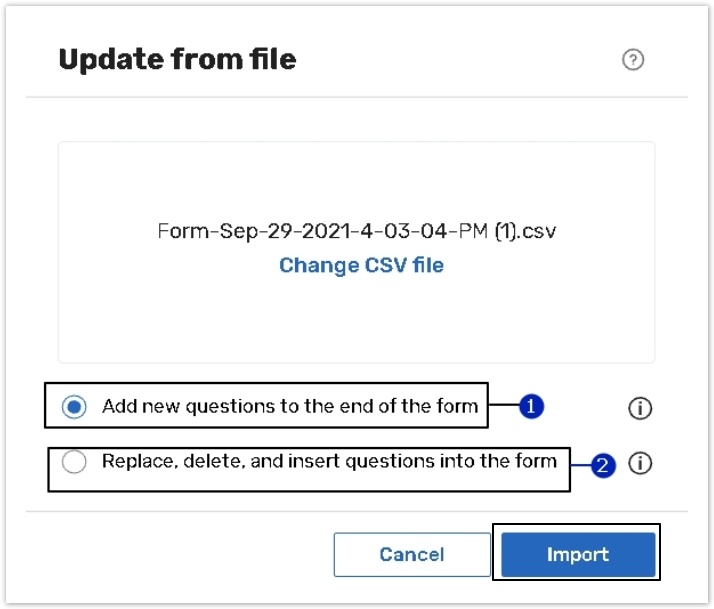 Edit Form by the CSV File