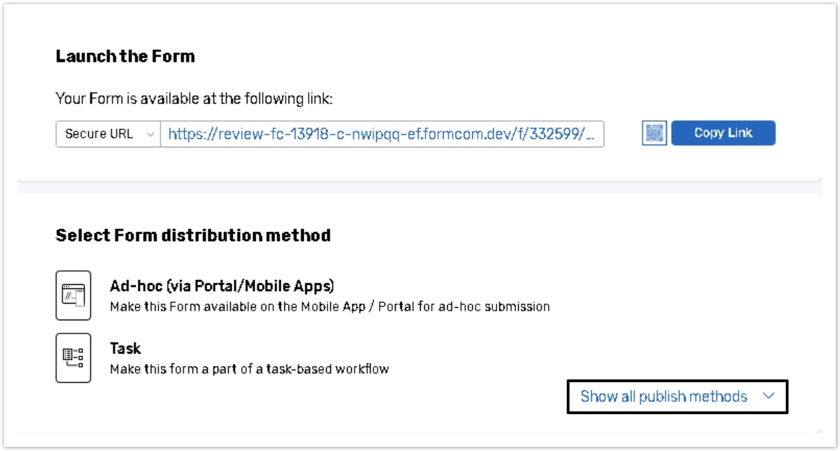 Distribution Methods
