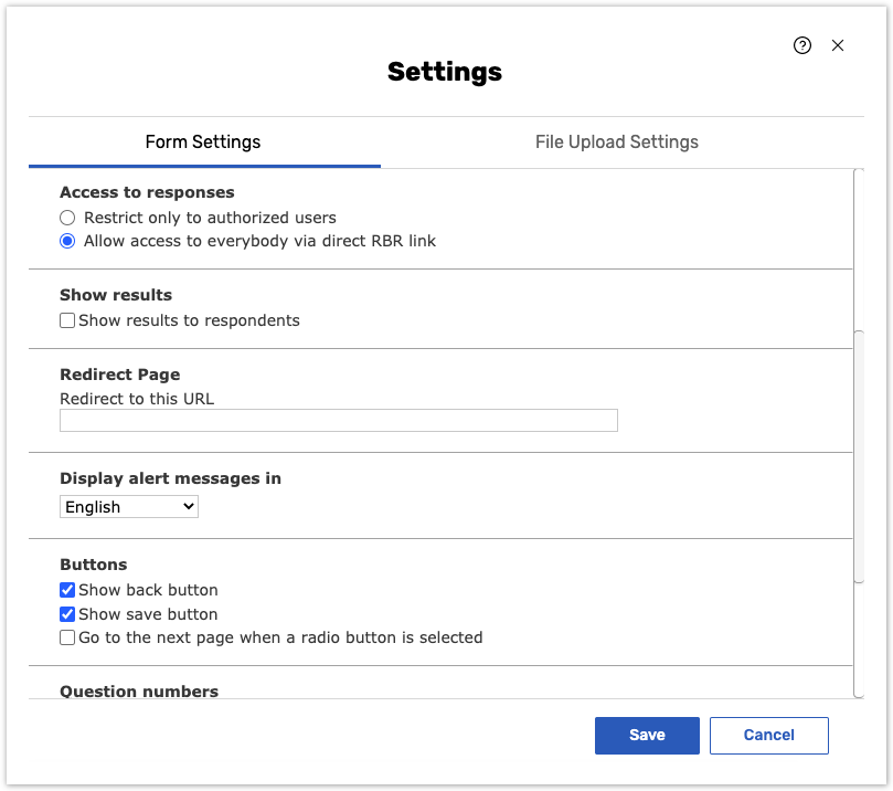 Save and Finish Later